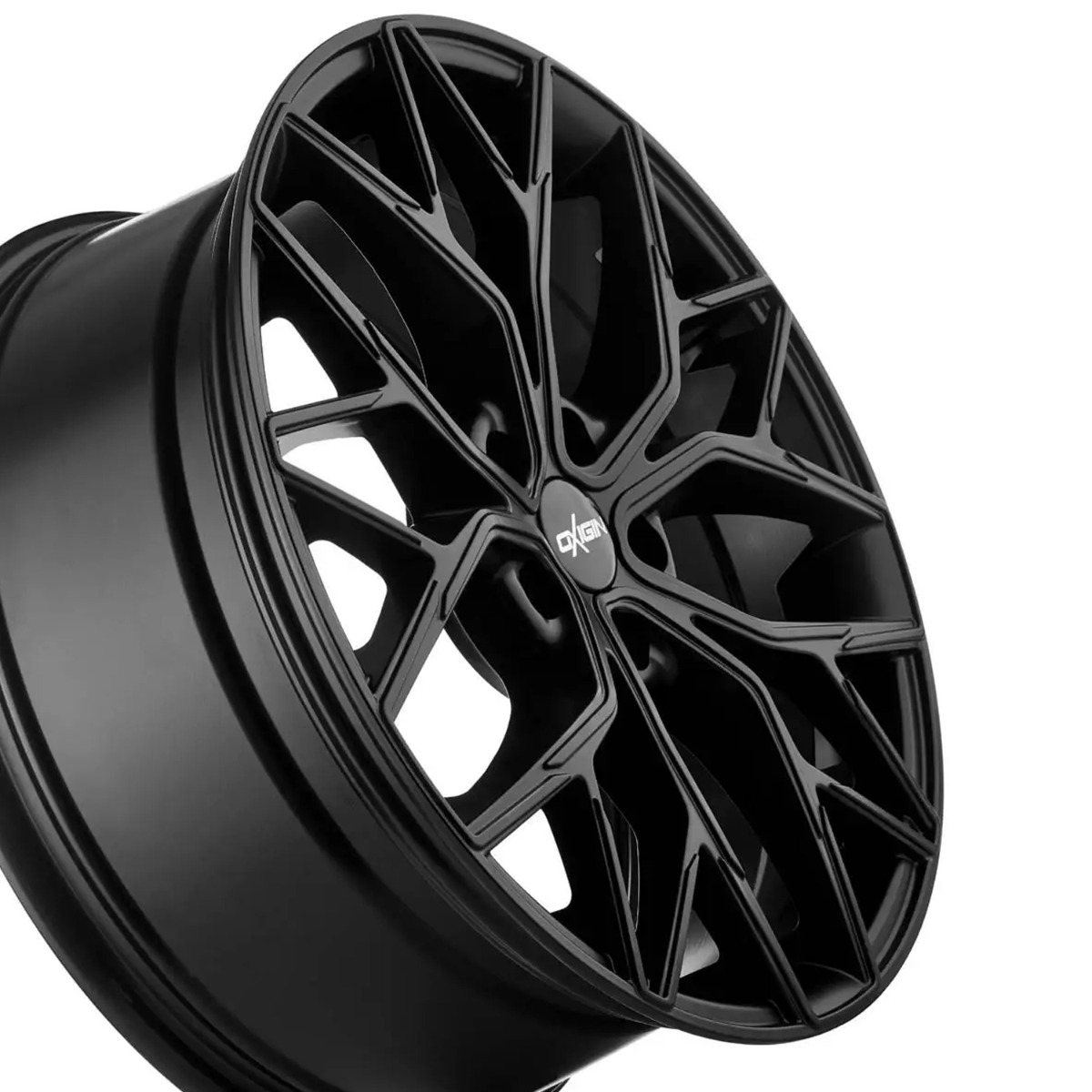 Oxigin 26 Oxid Y-Speichen Felge in black matt, red polish und black ...